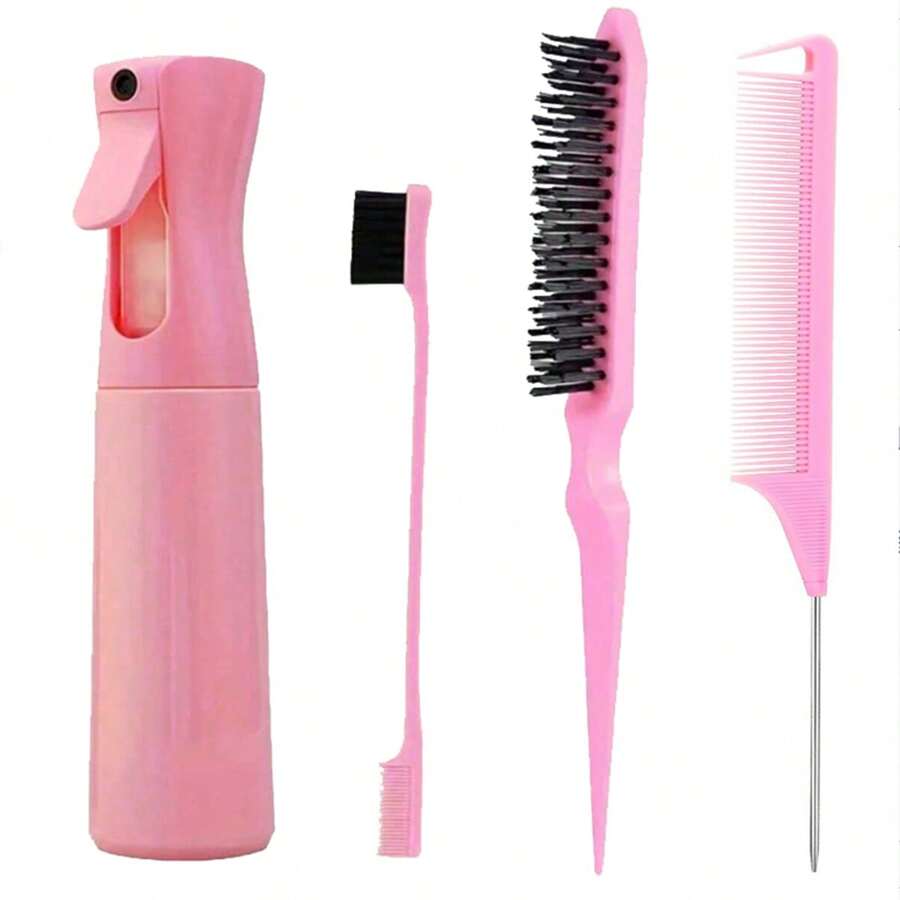 3/4pcs/Set Hair Styling Comb Set Teasing Hair Brush Mouse Tail Comb ...