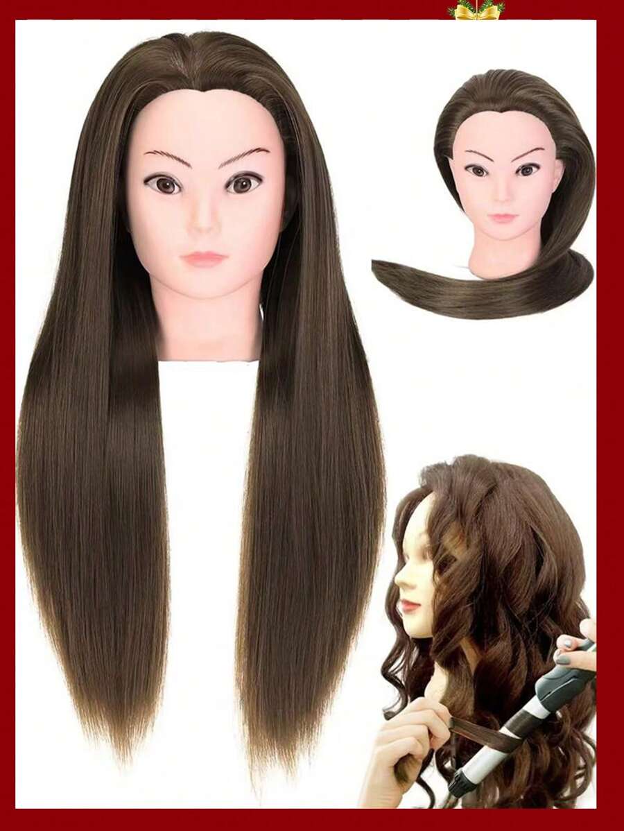 Slicked Back Hair Teaching Head 26 Inch Cosmetology Mannequin Head ...