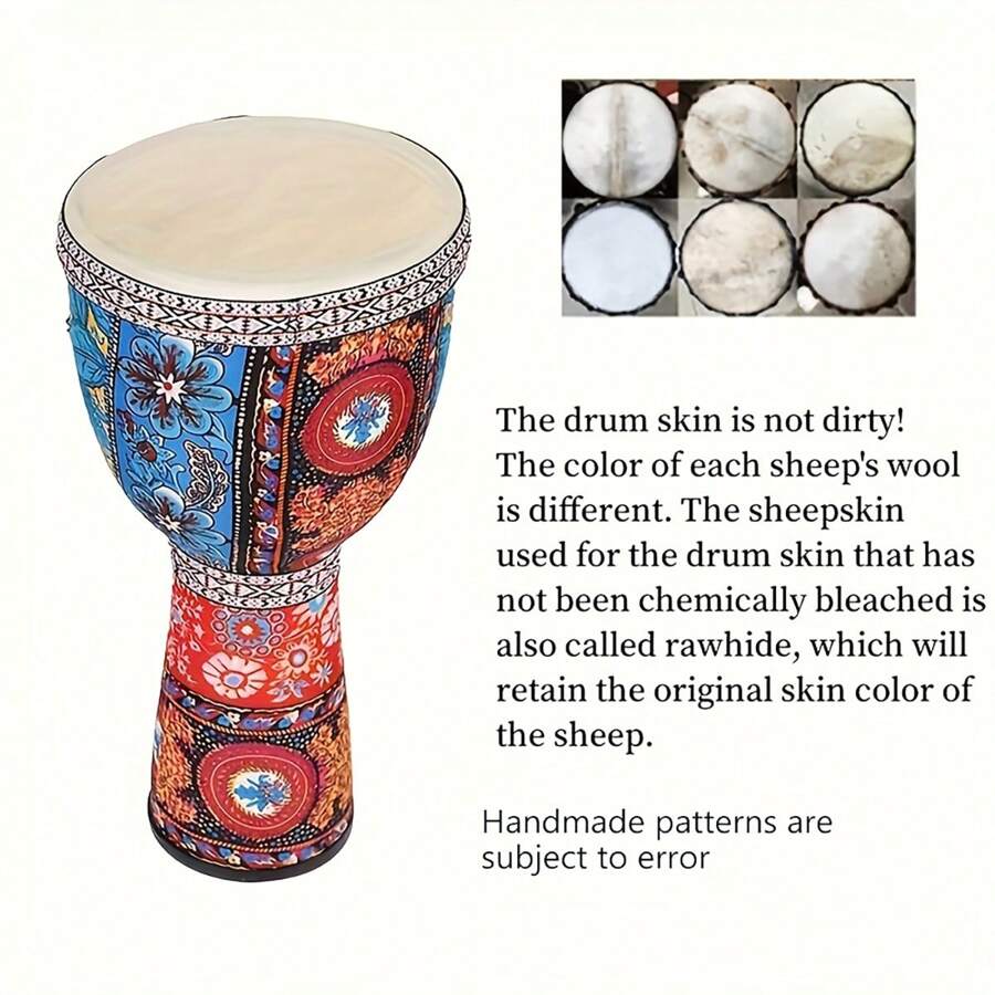 8.5 Inch African Drum Portable ABS Drum Room Color Djembe Hand Drum ...