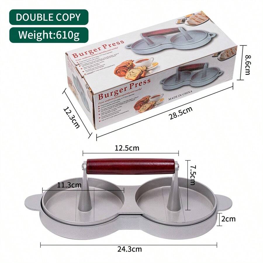 1pc Hamburger Meat Patty Mold, Round Burger Patty Maker, Hamburger Meat ...