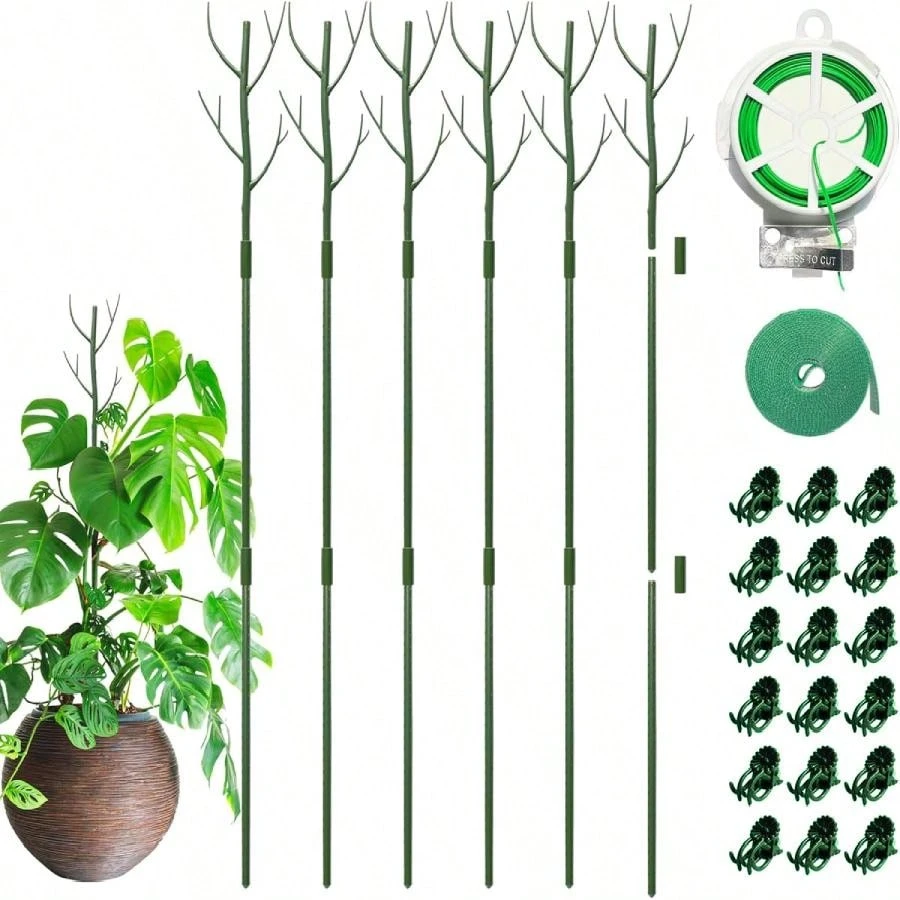Plant Support Stakes, Plant Stakes For Indoor And Outdoor Plants. Plant ...