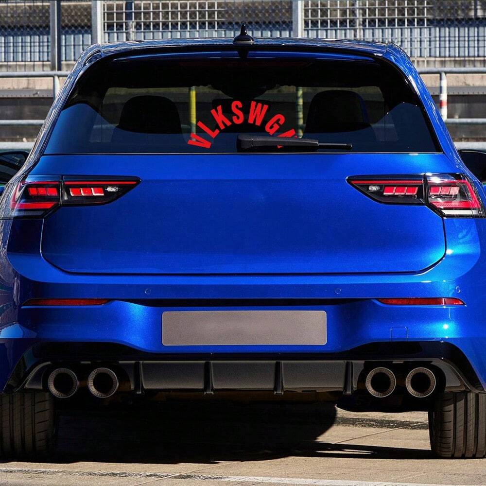 Car Rear Windshield Sticker For VW Golf 8 7 6 5 R GTI MK8 MK7 MK6 MK5 ...