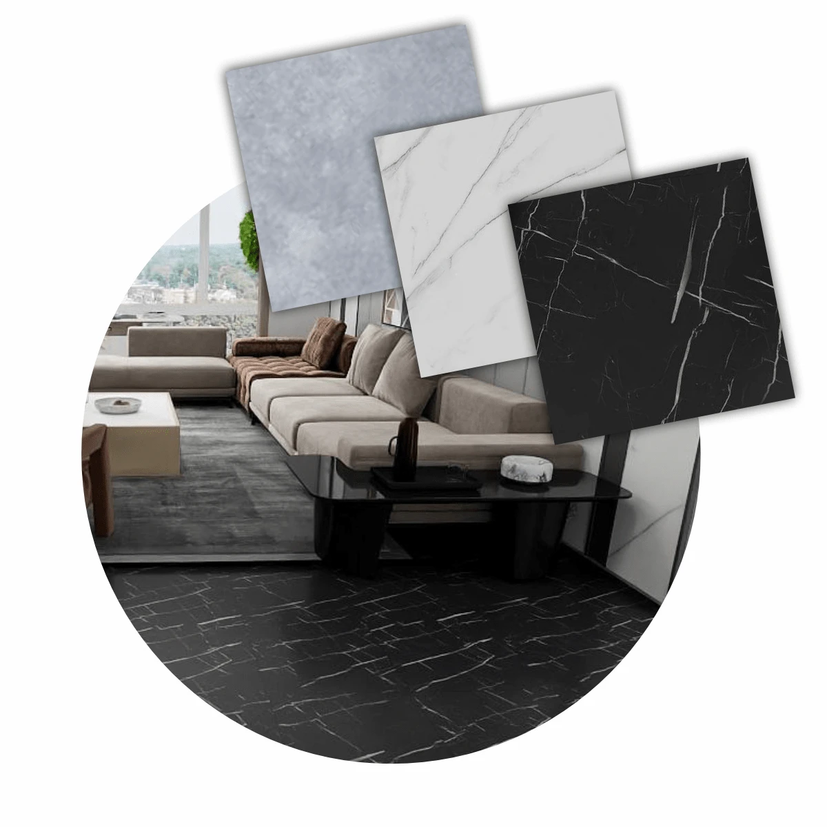 Self-Adhesive European Vinyl Flooring 1 Sheet - 45.5cm X 45.5cm | SHEIN USA