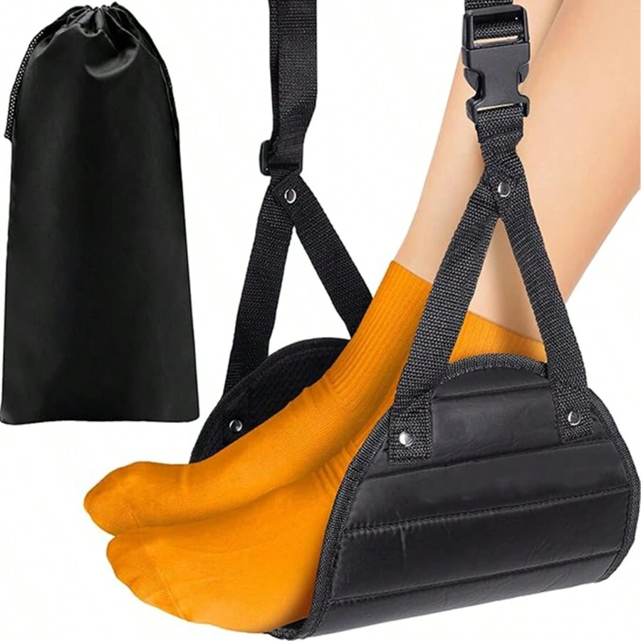 Airplane Foot Hammock (Memory Foam), Perfect Airplane Footrest To Relax ...