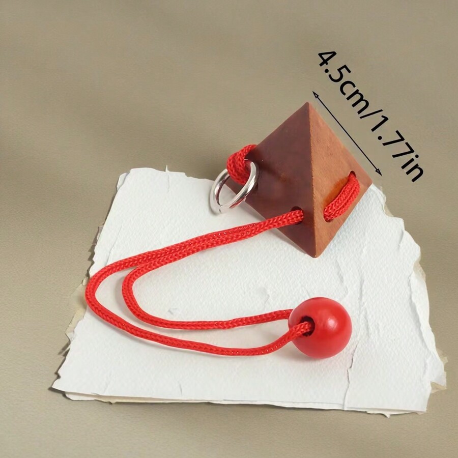 A Variety Of Wooden Unlock Ring Puzzles - Intellectual Challenge Puzzle ...