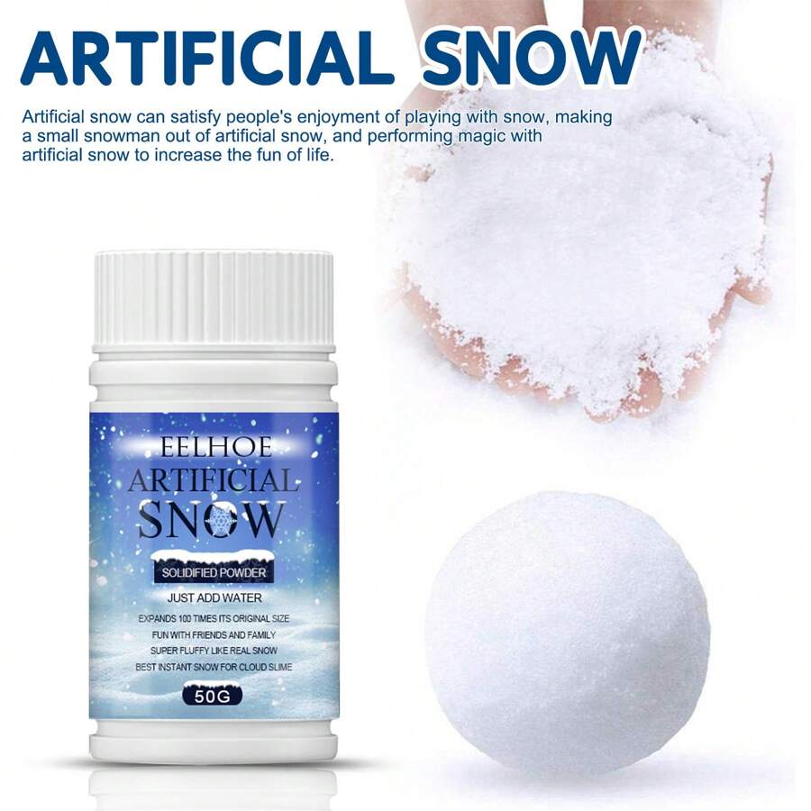 50g Indoor Decoration Artificial Snow, Snow Scene Photography, Window ...