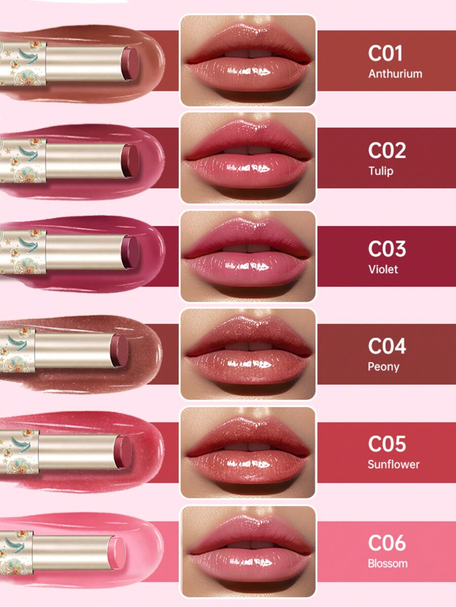 CATKIN كريم شفاه مزلق كاتكن خفيف الوزن مرطب ذو لمعان غير لزج 3.4جم C06 بلوسوم | شي إن