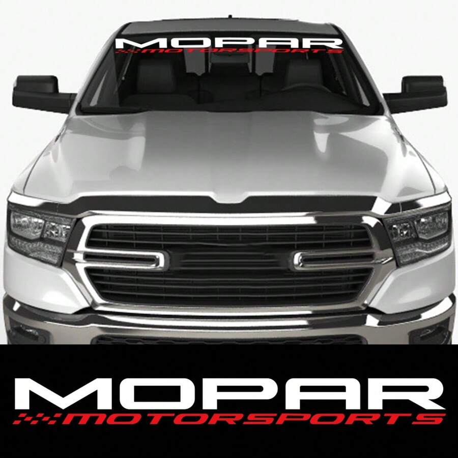 MOPAR Motorsport Sport Style Pickup Car Windshield Sticker For Dodge ...