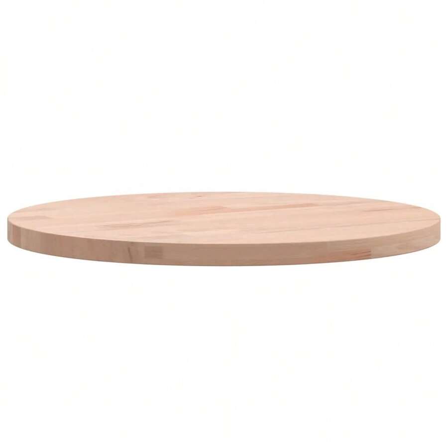 Solid Wood Beech Round Table Top 3.5 Cm -Friendly Durable Furniture Surface Natural Finish ...