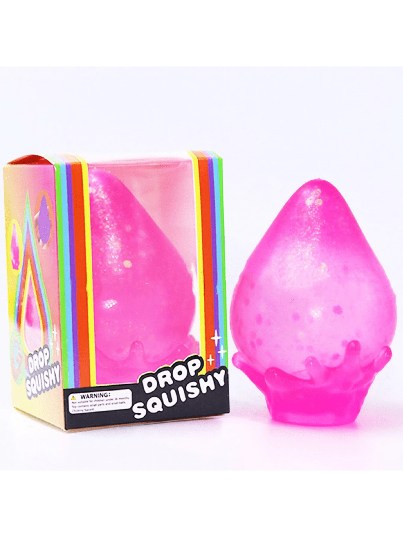 1pc Needoh Sensory Toy Water Drop Squeeze Toy, Anti-Stress Fidget Toy ...