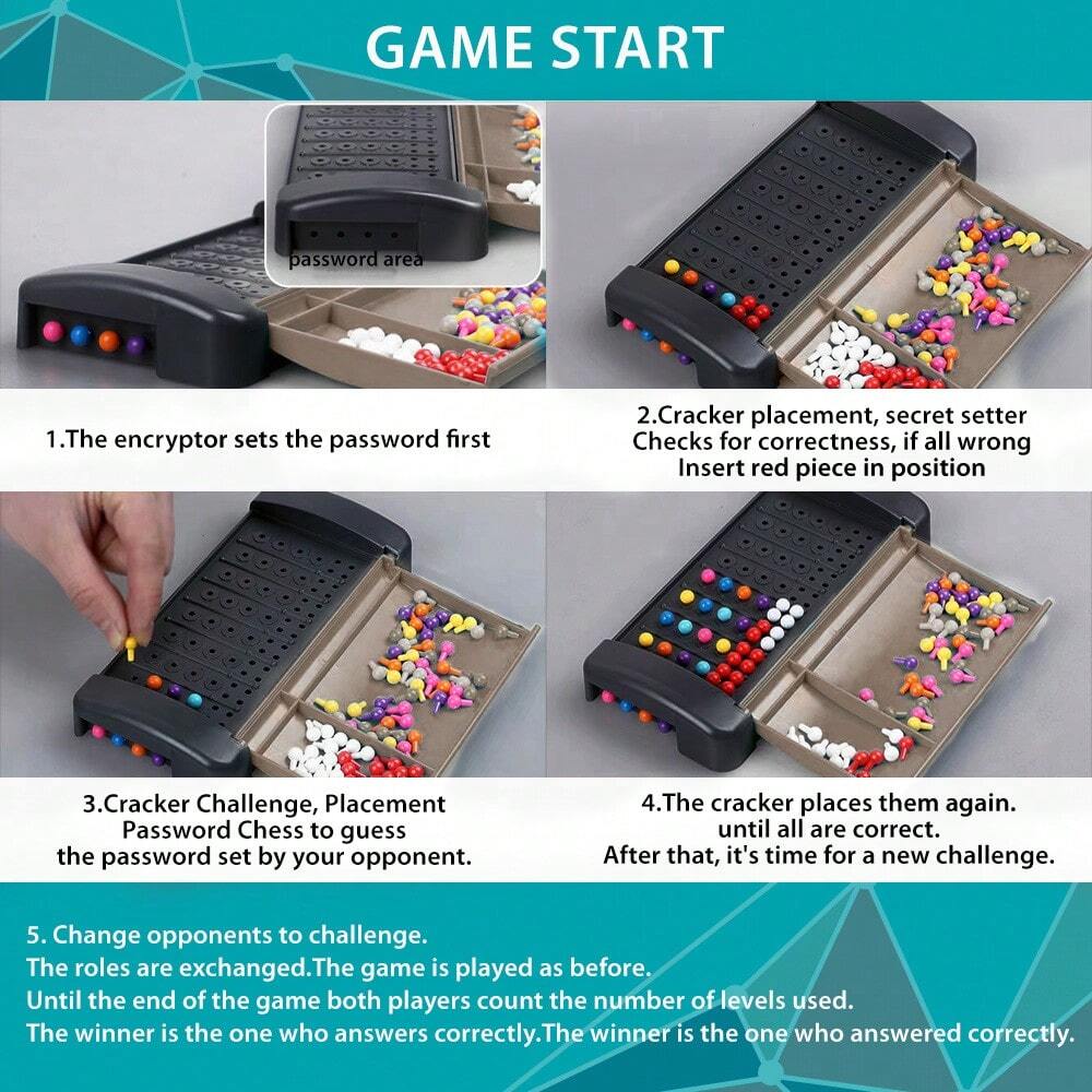 Password Cracking Logical Thinking Reasoning Puzzle Board Game ...