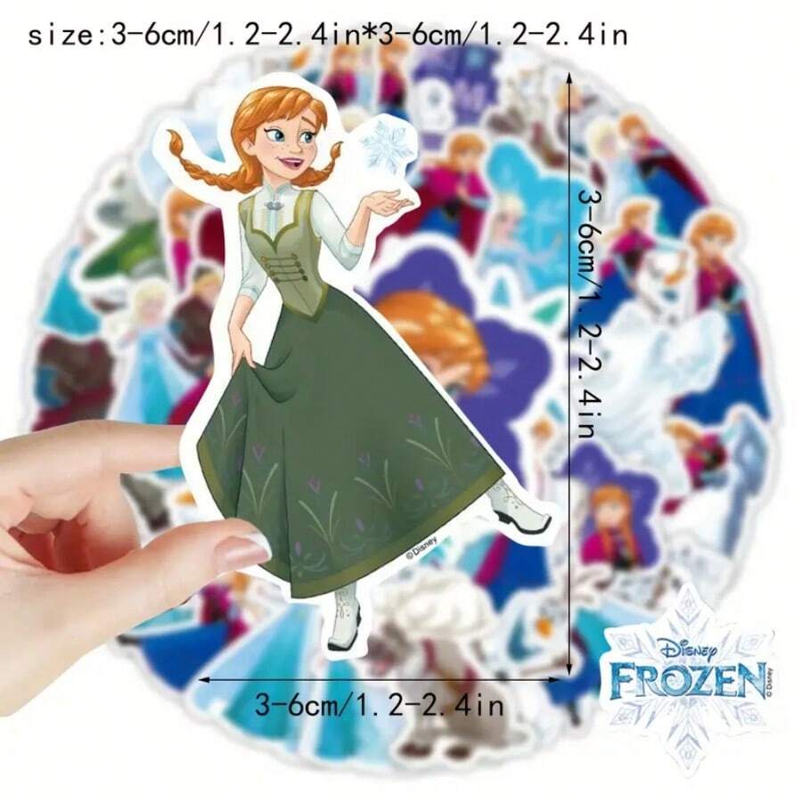 Disney 50pcs Disney Frozen Stickers Elsa Princess For Mobile Phone ...