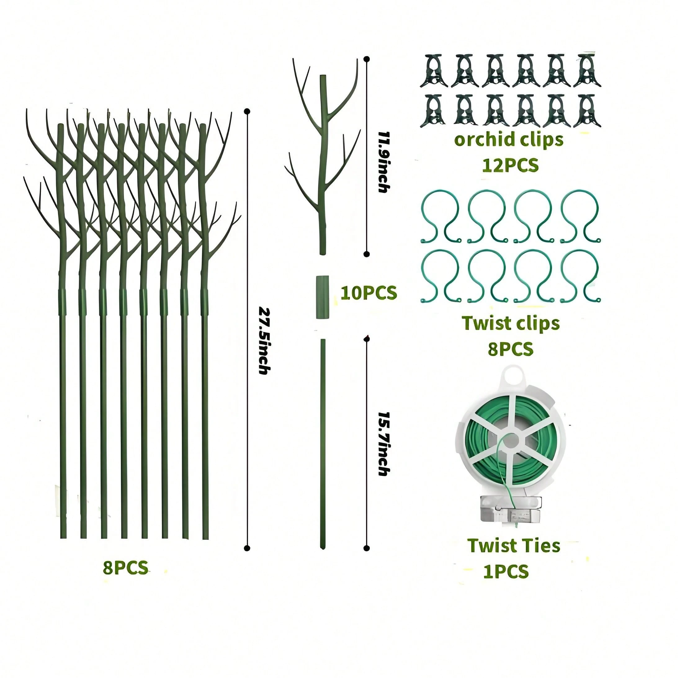 Plant Support Stakes, Plant Stakes For Indoor And Outdoor Plants. Plant ...