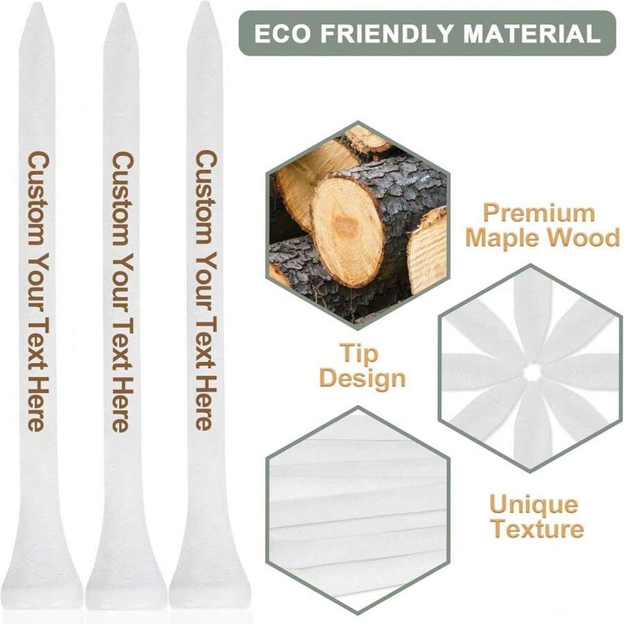 Personalized Golf Tees - Custom Golf Tees - Choose Font And Color ...