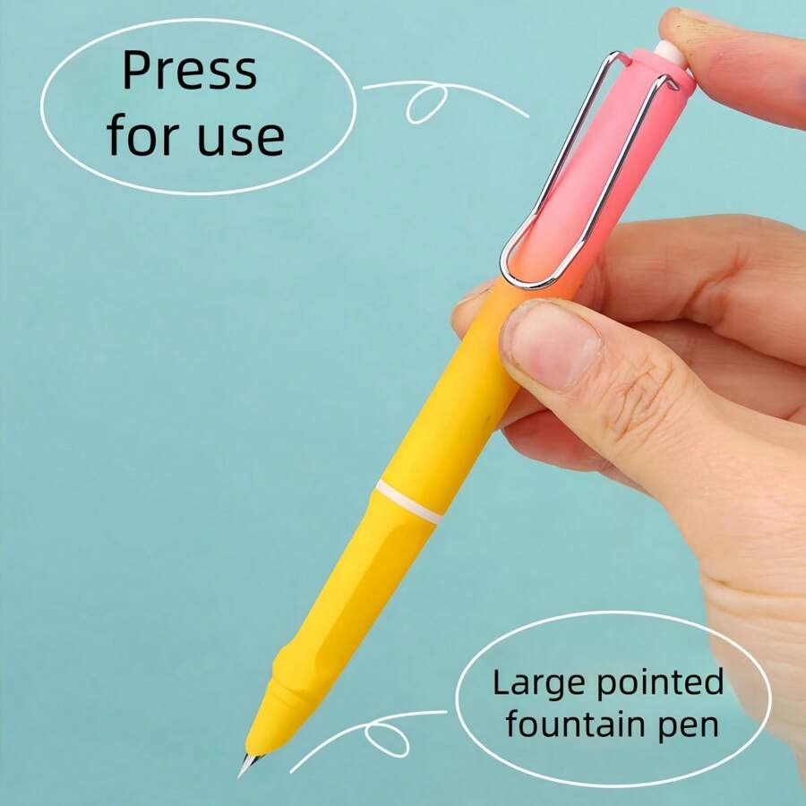 10pcs/20pcs/36pcs Customizable Text Stylus Ballpoint Pens, New Gradient ...