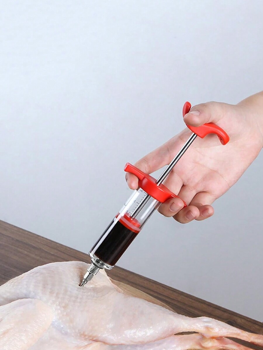 Marinating Syringe, 1 Piece Of Turkey Salting Syringe, Suitable For ...