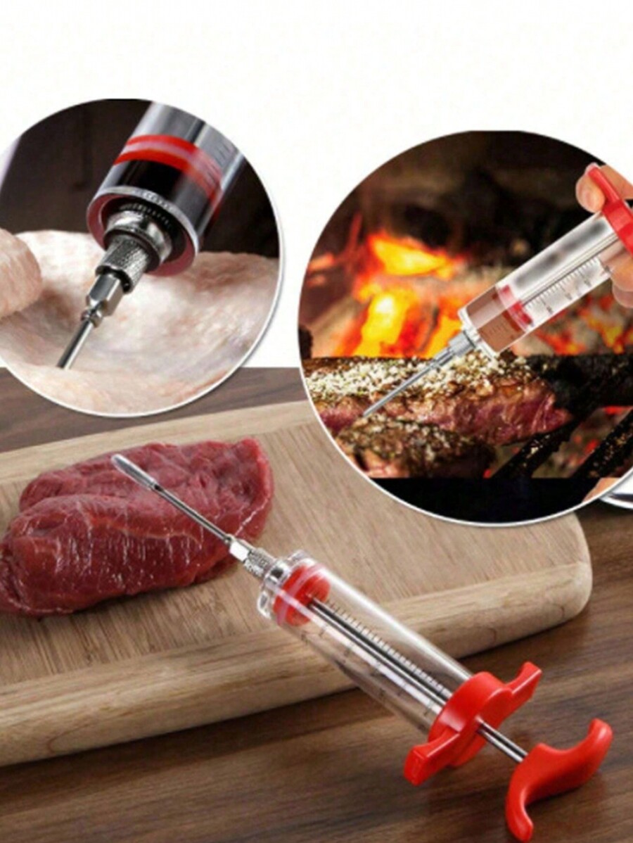 Marinating Syringe, 1 Piece Of Turkey Salting Syringe, Suitable For ...