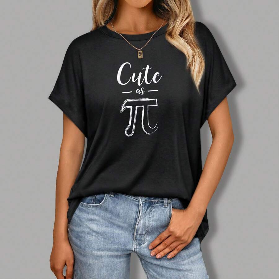 Women Cute As Pi, National Pi Day Science Cute As Pie T-Shirt | SHEIN EUR
