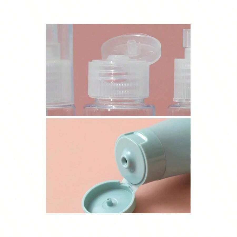 Travel Organizer Kit 4 Bottles Cream Shampoo Sophisticated Colored 60ml ...