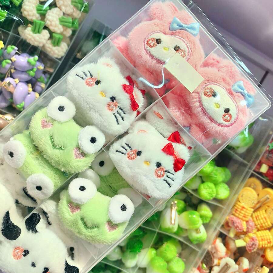 Sanrio Cute Sanrio Meileti KT Cat Frog Pacha Dog Kuromi Cartoon Plush ...