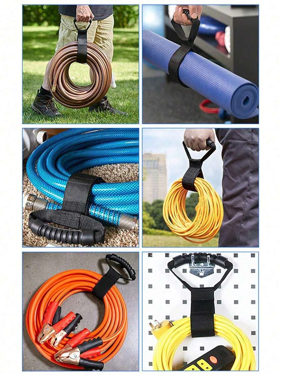 Organisateur de rallonge électrique, sangles de rangement multi-usages ...