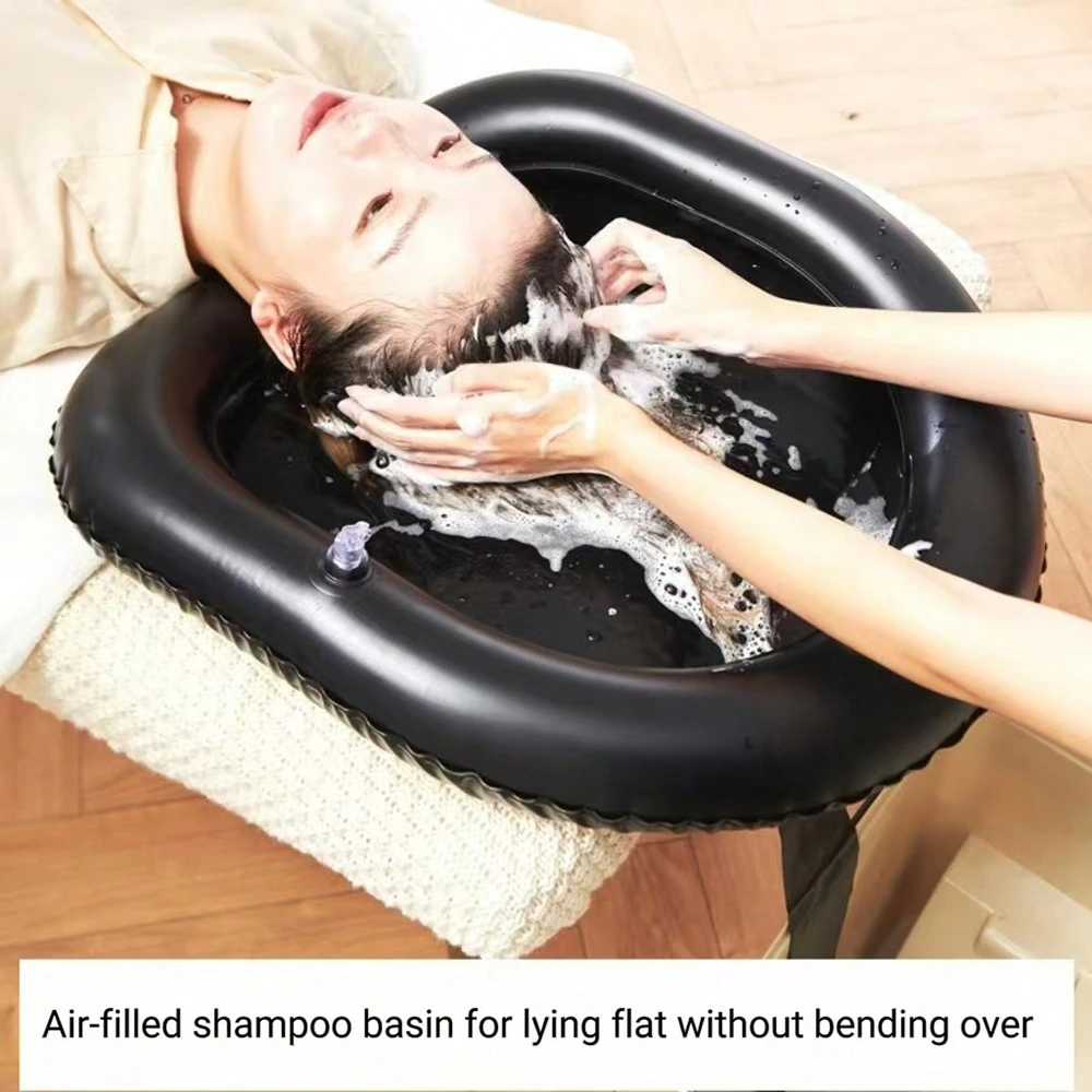 Inflatable Household Shampoo Basin Free To Bend Over The Elderly To Lay ...