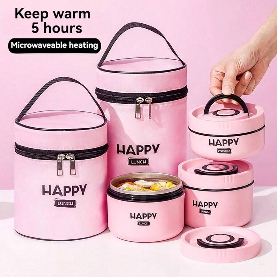 Extra Long Heat-Retaining Lunch Box, Microwave-Safe, Office Worker 2024 ...