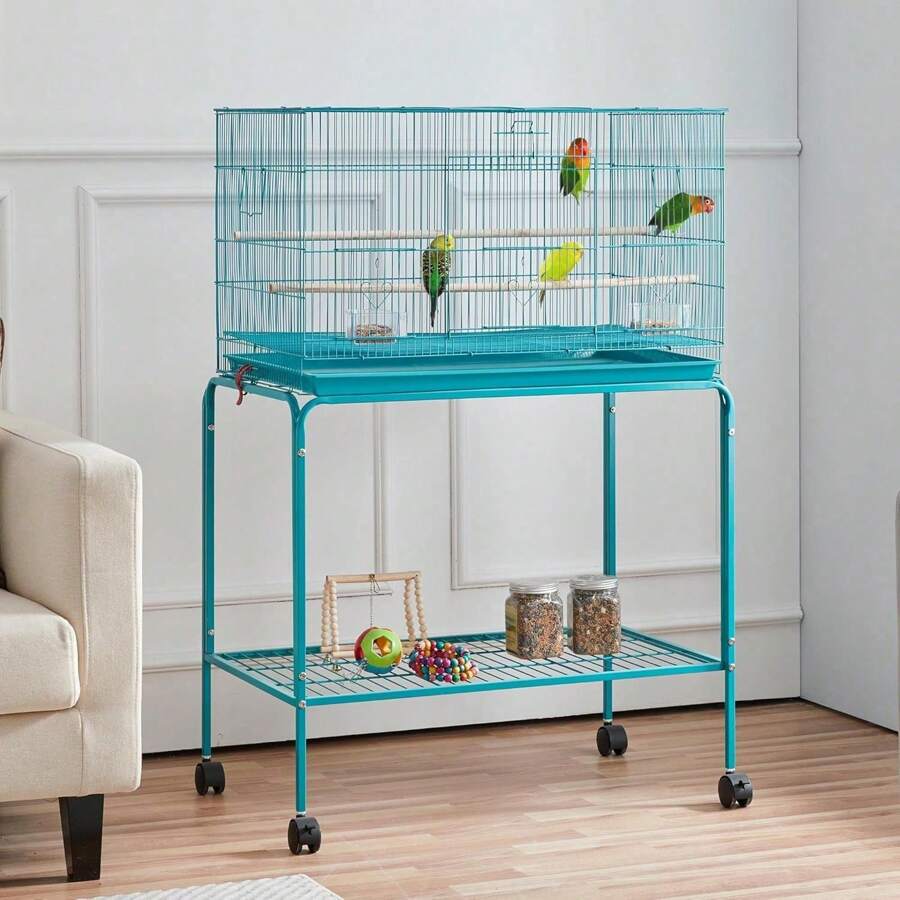 Flight Bird Cage Parakeet Cage For Small Parrots Cockatiels Conures ...