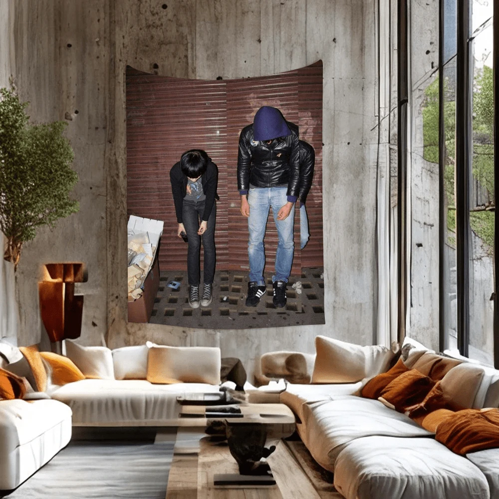 1pc Crystal Castles Band DIY Wall Tapestry Hanging Tarot Hippie Wall ...