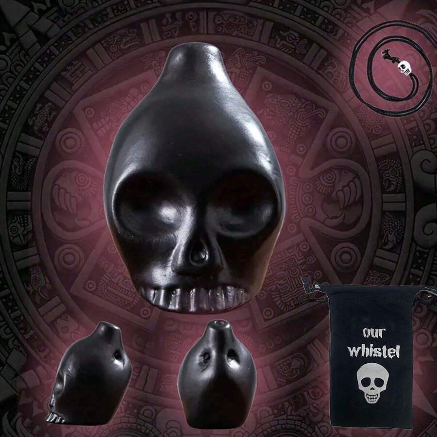 1pc Skull Shape High-Pitch Whistle, 125dB Scream Whistle, Ghostly Wail ...
