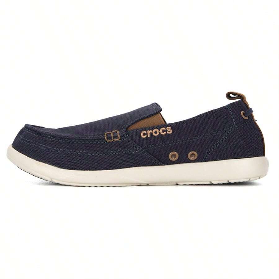 Crocs Men's Canvas Shoes Walmur Retro Light Breathable Slip On Casual ...