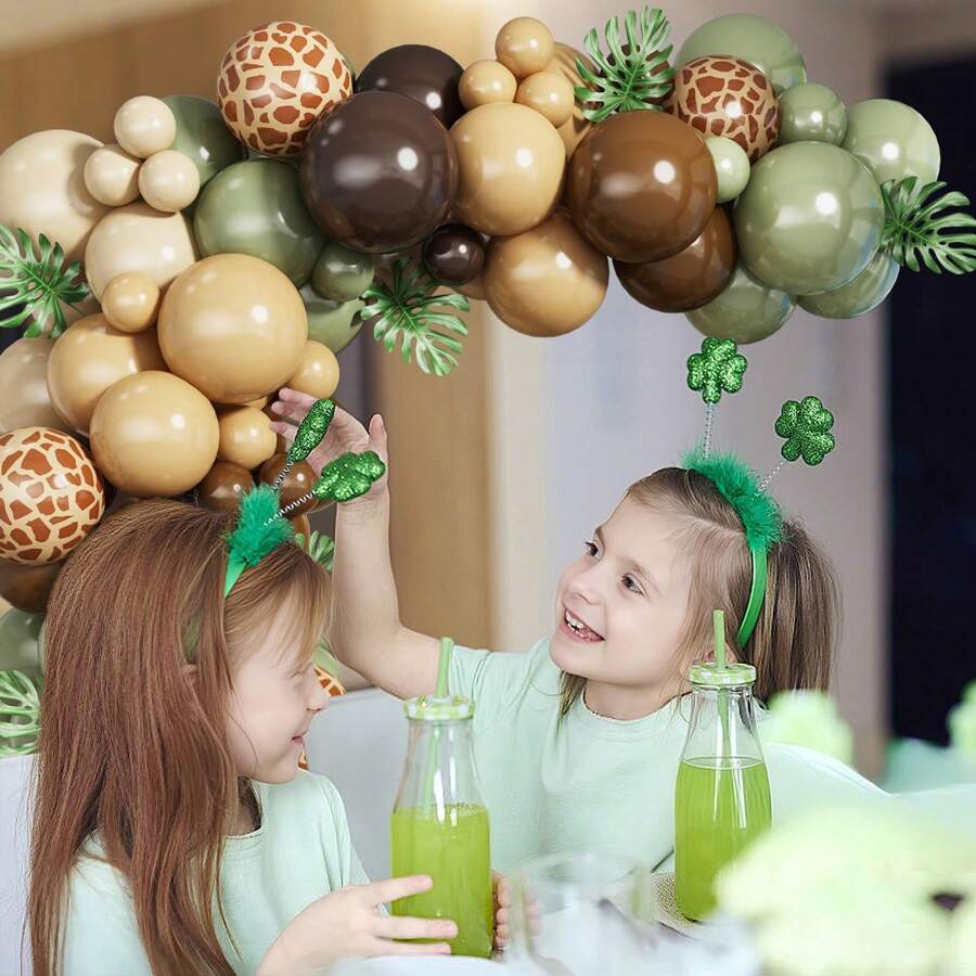 Kit de arco de globos con temática de la jungla que incluye globos de ...