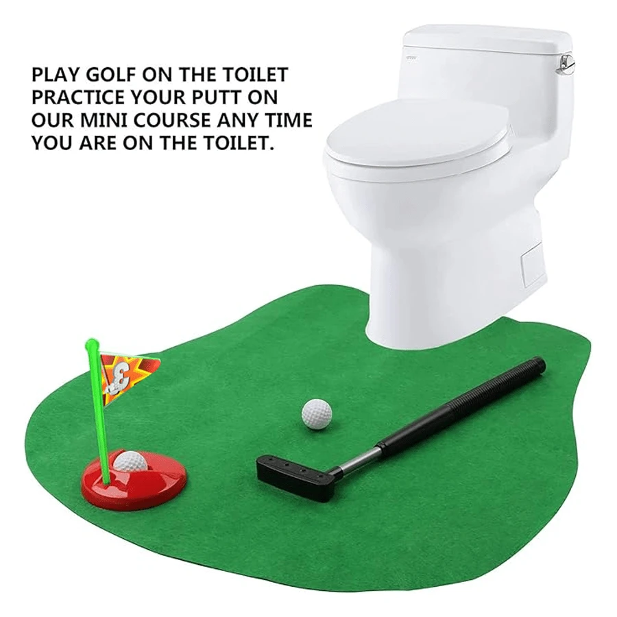 Toilet Golf - Funny Gifts For Men, Golf Gifts For Men, Funny White ...