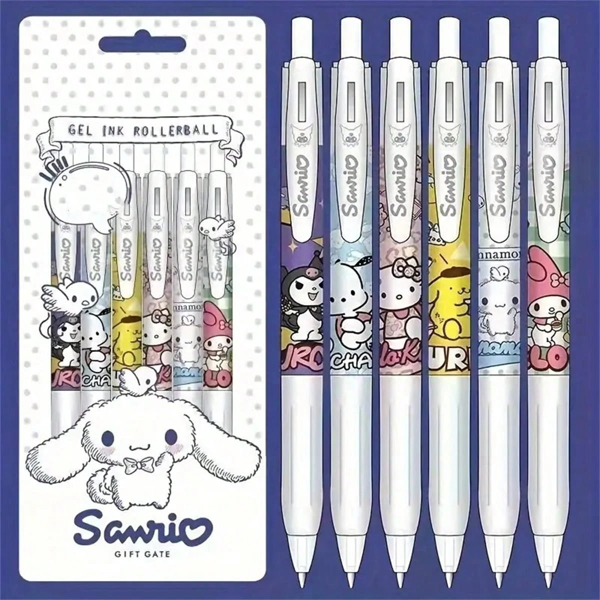 Sanrio Set de 6 rotuladores a base de agua con personajes oficialmente ...