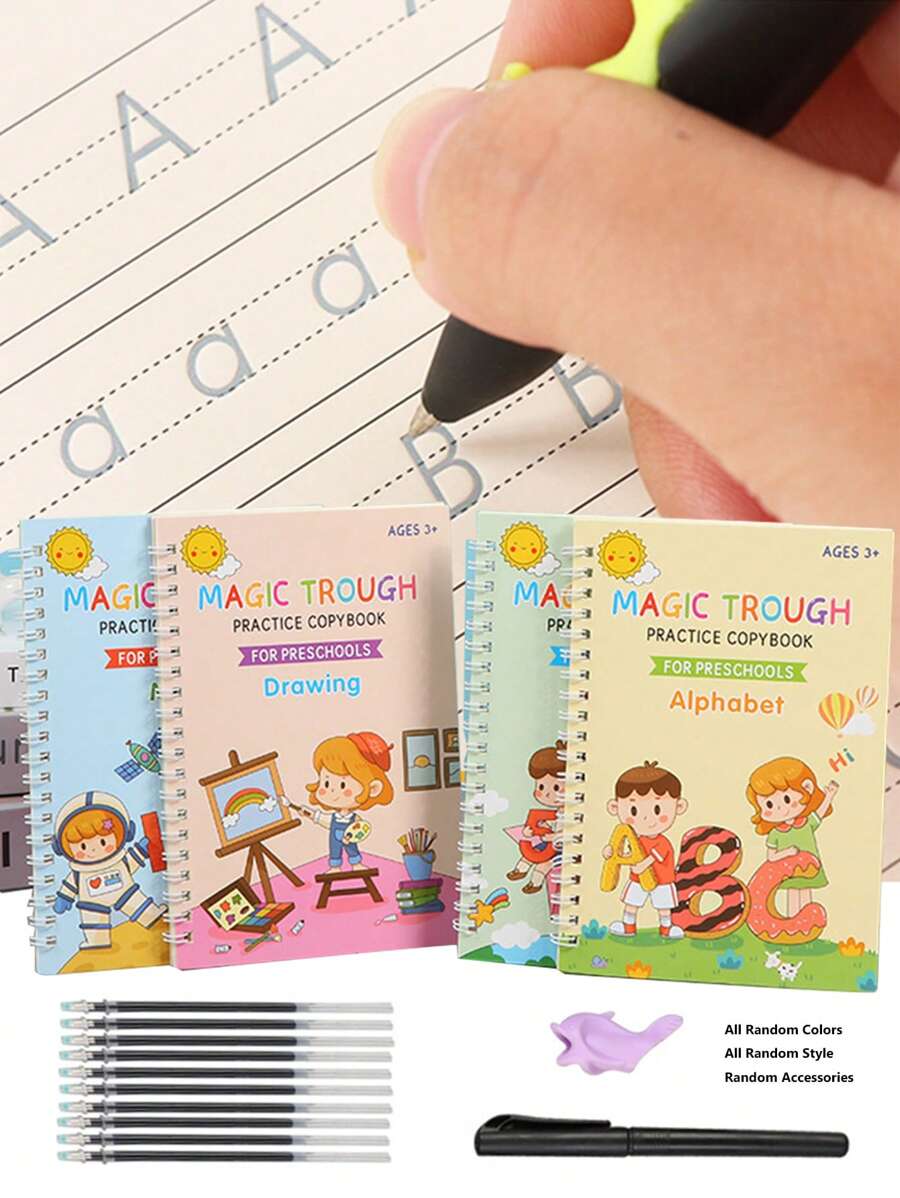 Magic Copybooks Pen Copy Book Free Wiping Practice English Copybook For ...
