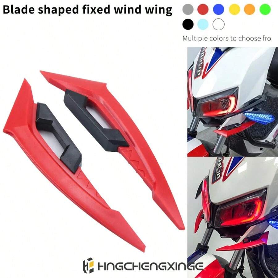 Motorcycle Front Fairing Winglets 1pair Universal Side Spoilers Dynamic ...