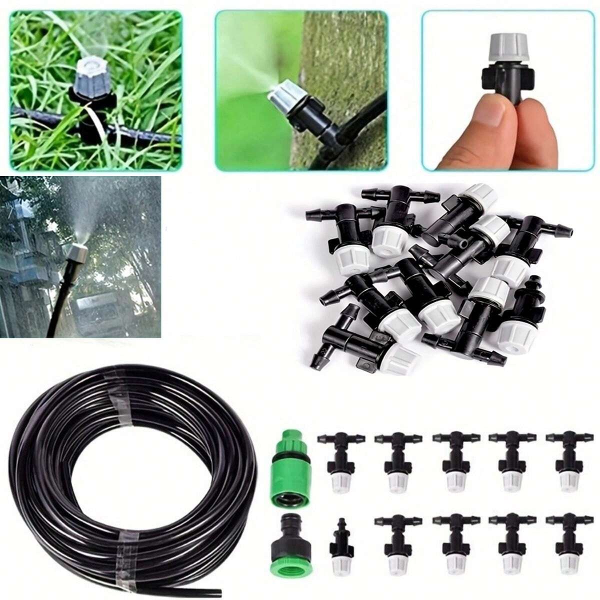 Sistema di irrigazione per giardino da 30m, sistema di irrigazione a ...