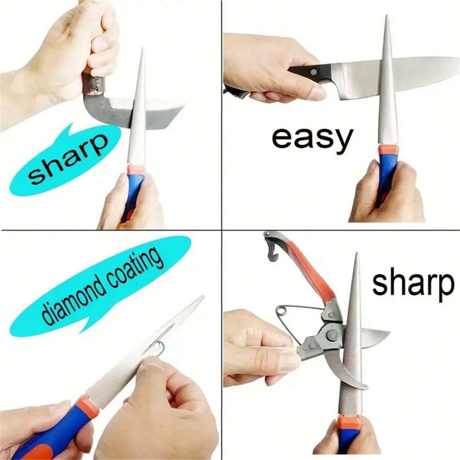 1pc Diamond Sharpening File, For Scissors, Knives And Gardening Tools ...