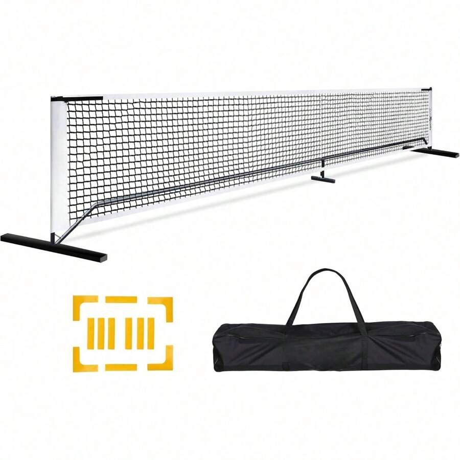 Portable Pickleball Net Set System With Metal Frame And 22FT Regulation ...