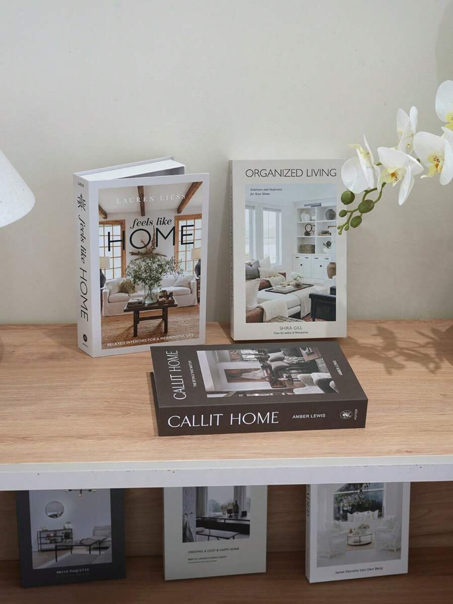 1pc Openable Storage Book Shaped Box, Luxury Fake Book Desk Decor ...