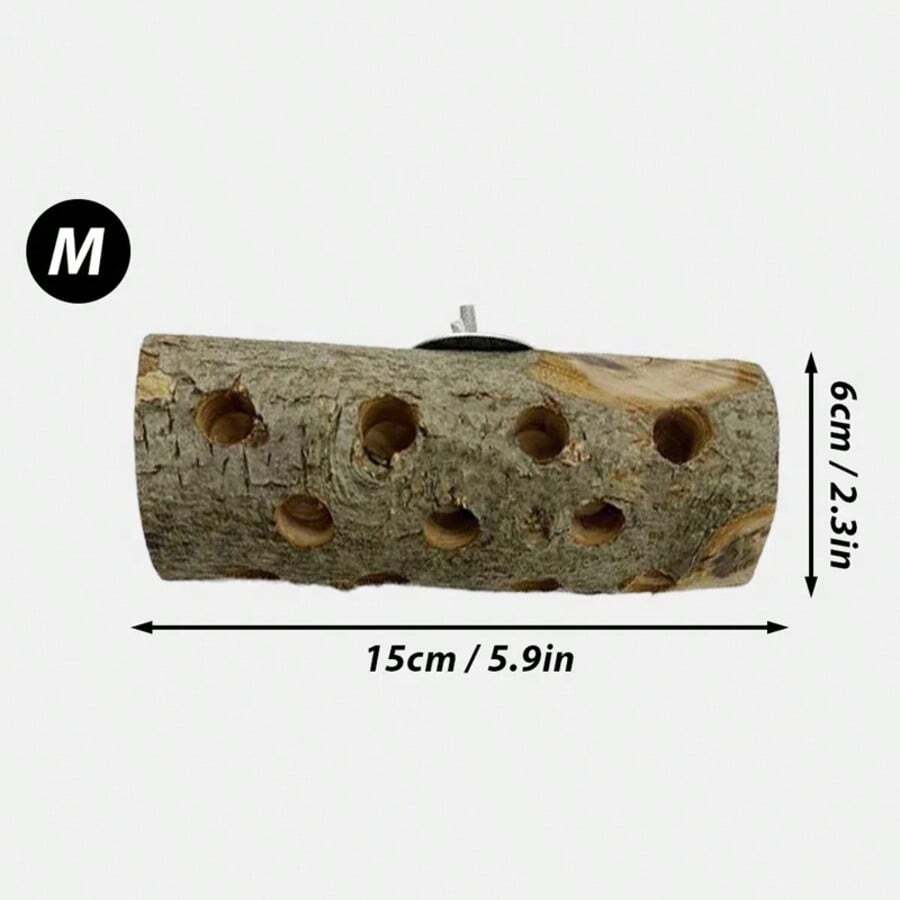 Small Animal Rabbit Molar Stick Anti-Bite Cage Apple Wood Parrot Bird ...