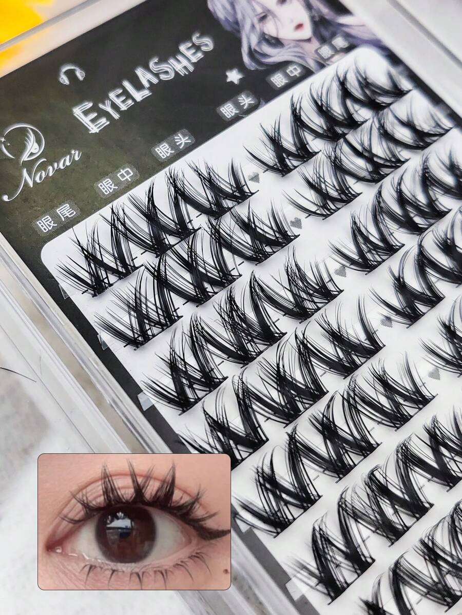 72Pcs/Pack C Curl, Length 9-13mm, Thickness 0.07mm, W-Shaped False ...