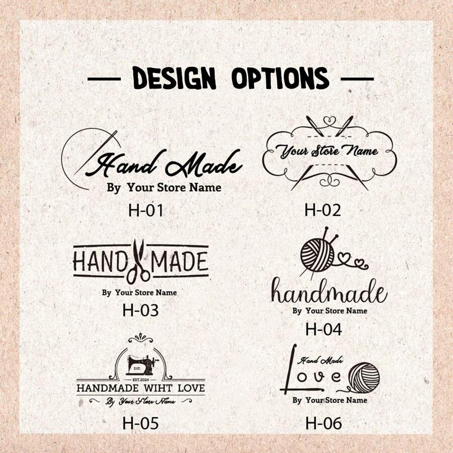 Handmade Logo Stamp, Handmade Stamp, Custom Stamp, Clothing Business ...