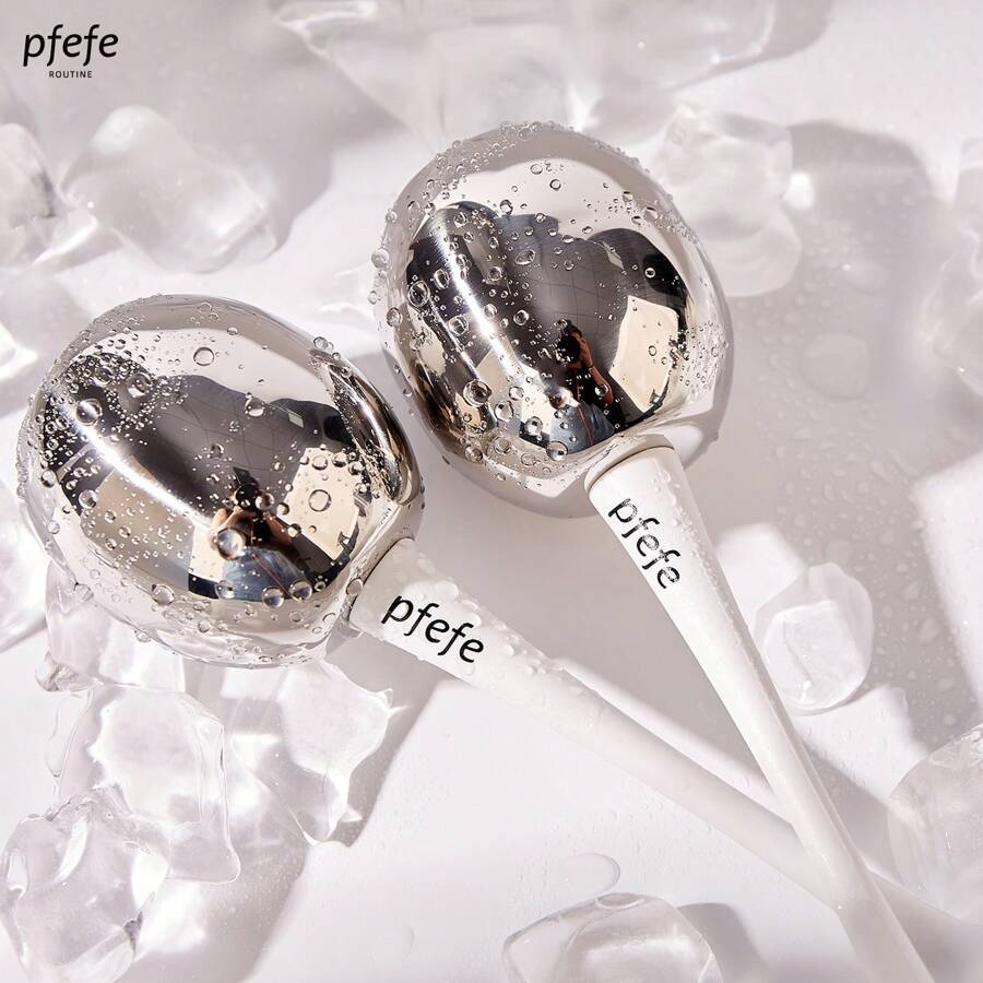 PFEFE 1 Pair Stainless Steel Cryo Globes Facial Beauty Tools, Metal ...