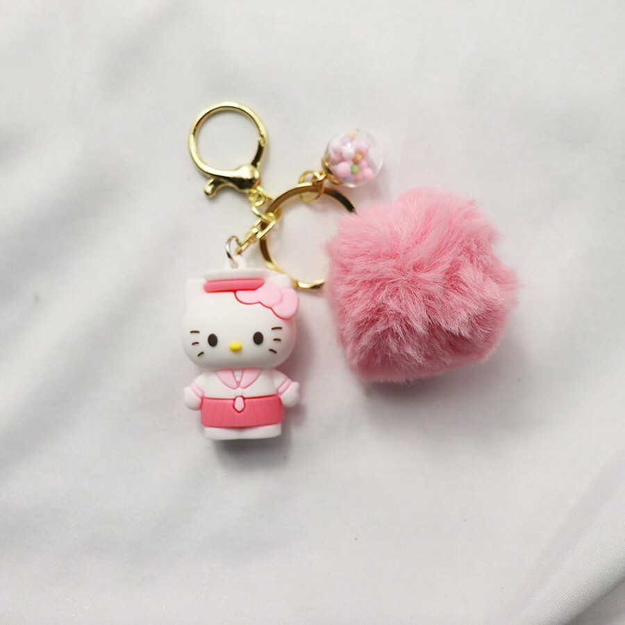 Sanrio 8pcs Sanrio Hello Kitty Keychain Set - Cute Cartoon Resin Charms ...