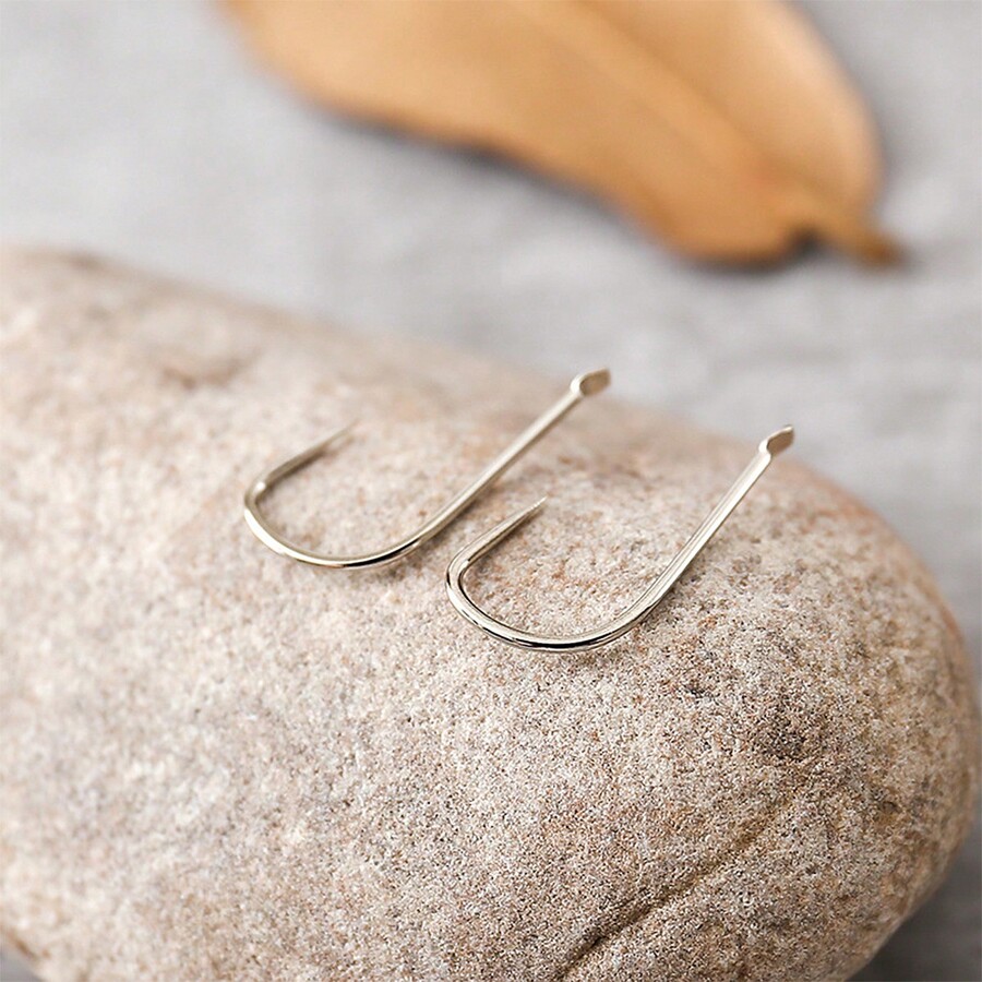 White Fish Hook Without Barbs Bulk Carp Hook Black Pit Special Competitive Fly Strike Hook ...