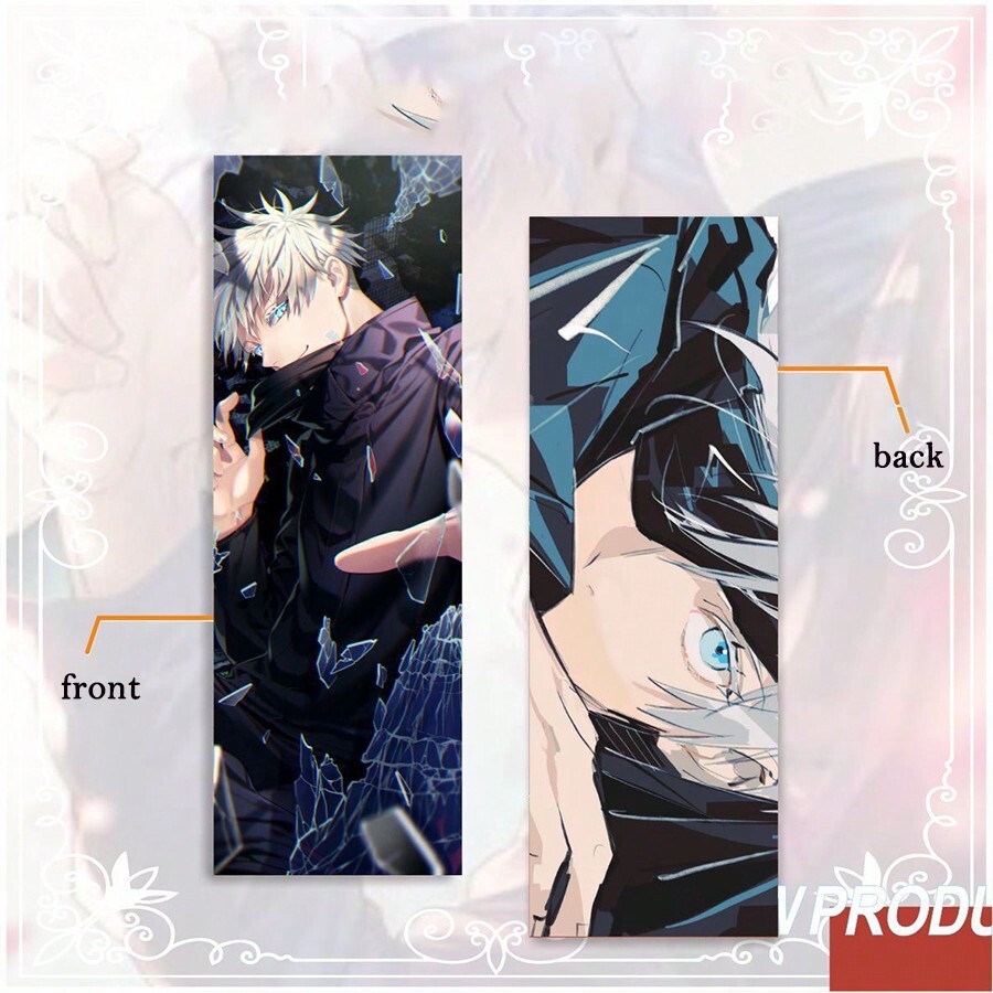 Jujutsu Kaisen 1pc Holographic Bookmark, Double-Sided Double-Shine ...