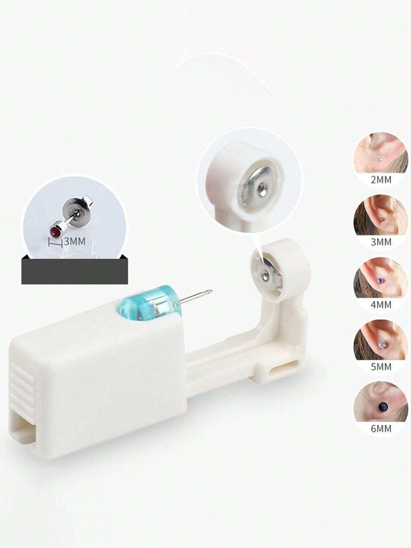 1pc New 2025 Disposable Auto-Advance 2nd Gen Ear Piercing Kit ...