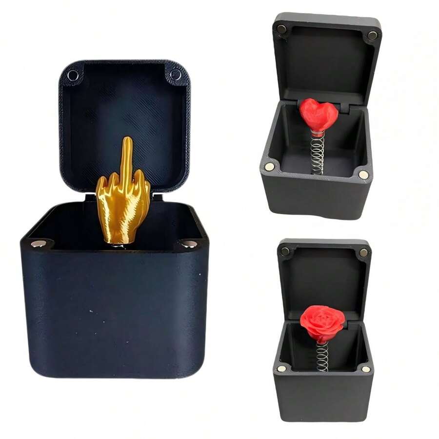 1pc Valentine's Day Middle Surprise Finger Gift Box,Fun Middle Finger ...