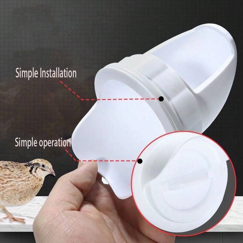 DIY Chicken Feeder With 4 Feeding Holes & 1 Hole Saw, Poultry Feeder ...